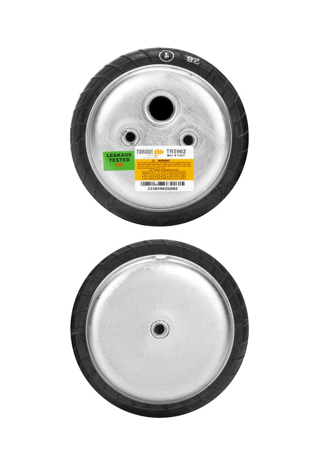 2PCS Universal Air Suspension Spring Double Bellow Standard 2500 lb 1/2 ...