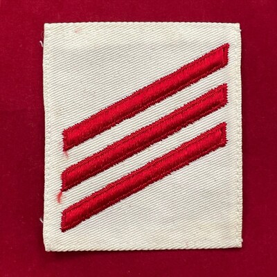 U.S. Navy Fireman FN E3 White Cotton Twill Rating Rank Patch - NOS | eBay