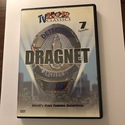 TV Classics Dragnet 7 Episodes Volume 2 (DVD 2003) PRE-OWNED | eBay