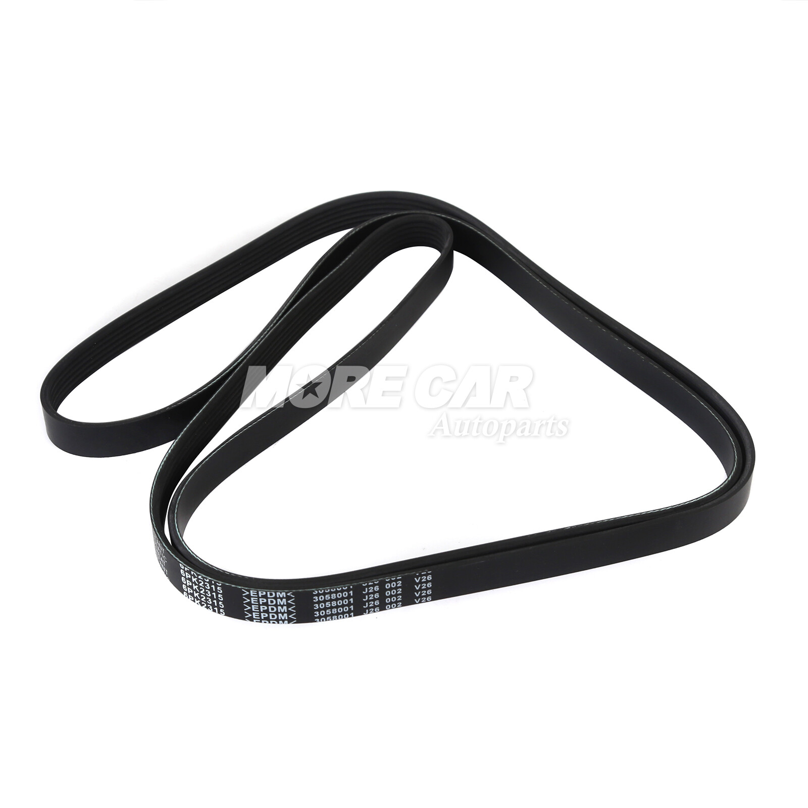 EPDM Serpentine Belt 6PK2315 Fit 1995-1997 Jeep Wrangler Cherokee 2.5L ...