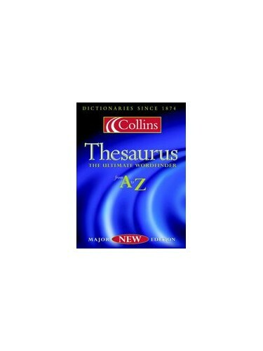 Collins Thesaurus A–Z (Collins Complete and Unabridged) Hardback Book ...
