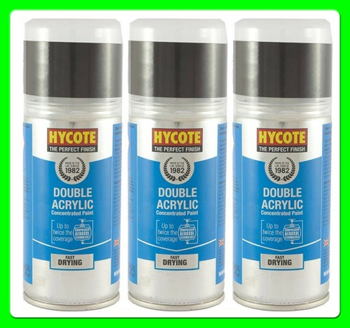 * Pack of 3 * Toyota Decuma Grey (Met) Acrylic Spray Paint 150ml ...