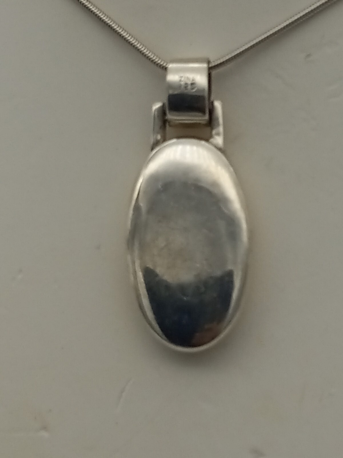 Vintage Zina 926 Sterling Silver Modernist Pendant an… - Gem