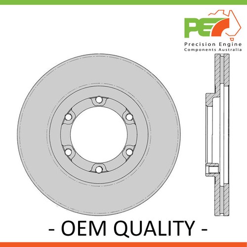 2x New *PROTEX* Disk Brake Rotors - Front Fits HOLDEN RODEO TF 2D Ute ...