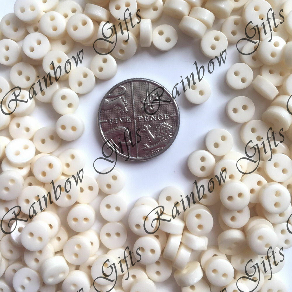 6mm MICRO BUTTONS MINI BUTTONS TINY DOLL CLOTHES BUTTONS SCRAPBOOKING ...
