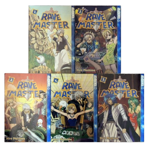 Rave Master Book 1 2 3 4 5 Anime TokyoPop Hiro Mashima | eBay