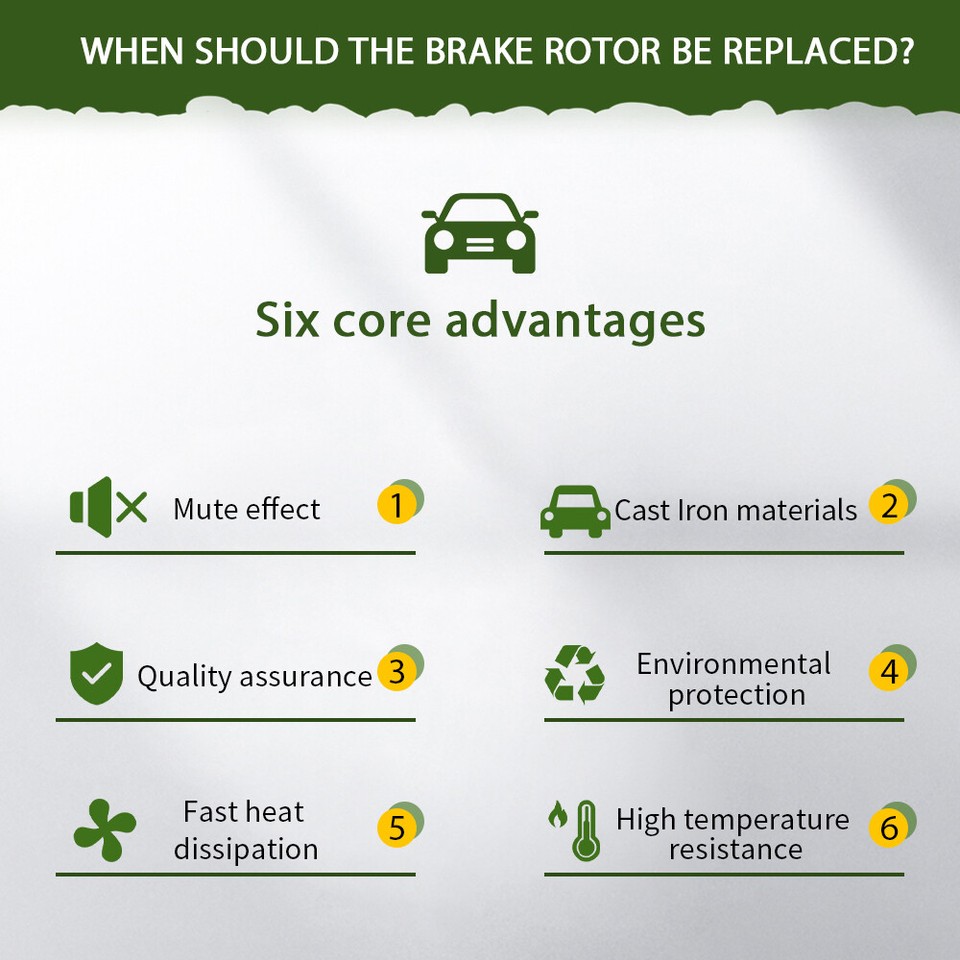 Front Rear Drilled Disc Rotors Ceramic Brake Pads for Chevy Traverse ...