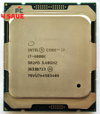 Intel Core i7-6800K 3.4GHz 6-Core LGA 2011 15MB Desktop CPU Processor ...