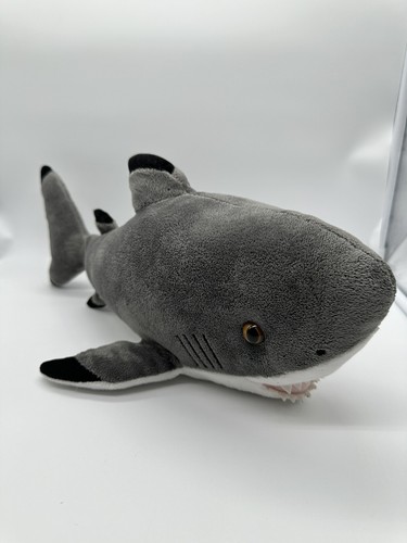 Destination Nation Gray Black Tipped SHARK Plush - 16" Soft Toy Stuffed ...