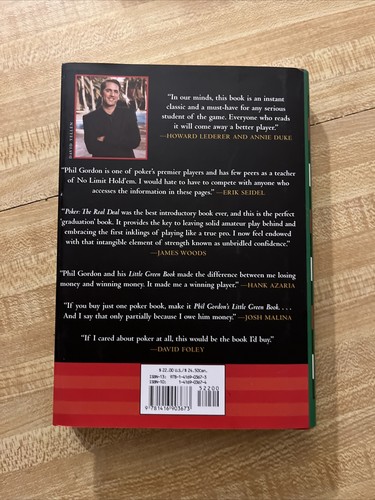 Phil Gordon's Little Green Book : Lessons and Teachings in No Limit ...