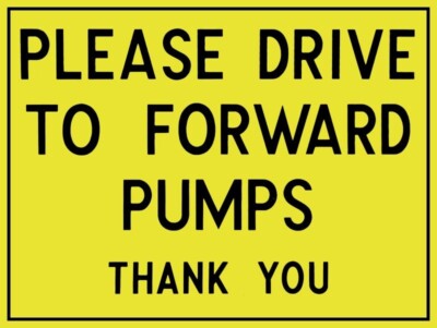 Richfield Gas Station Style - Pull Forward NEW Sign 18x24" USA STEEL XL ...