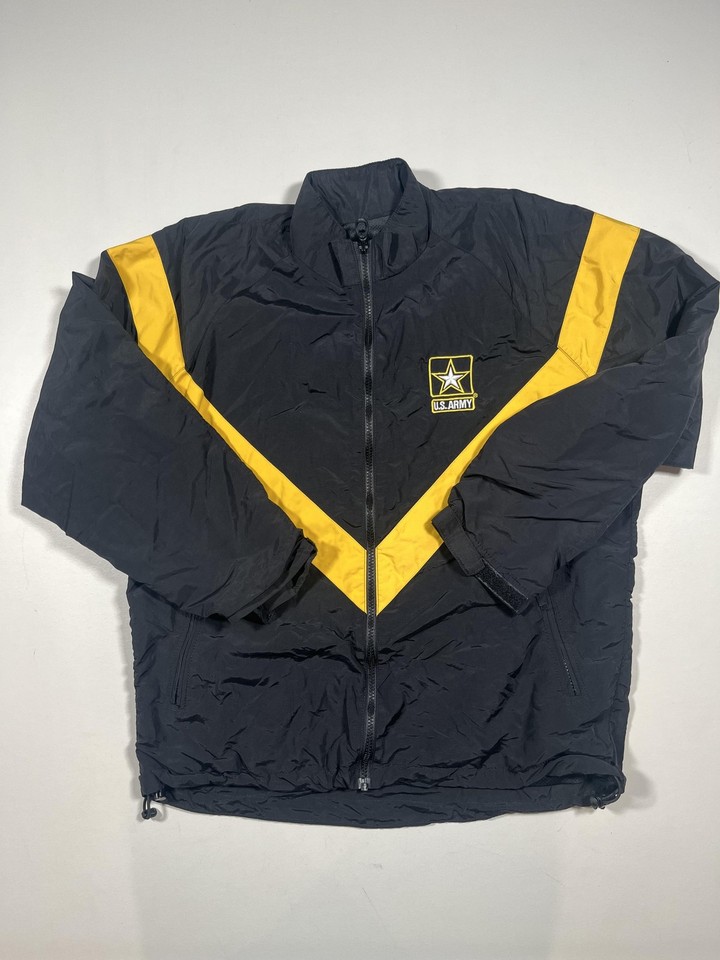 US Army APFU Jacket Pants Track Suit Set Womens Medium Regular Black ...