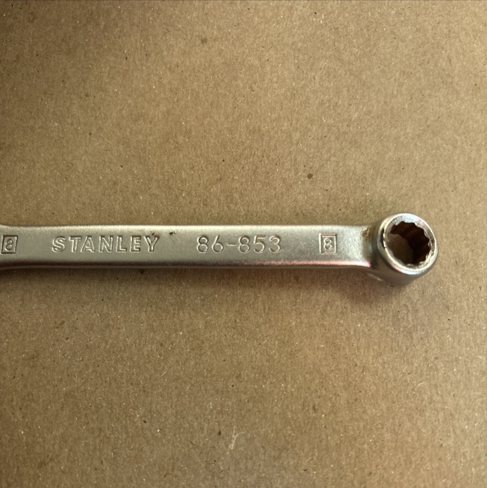 Vintage Stanley 8 MM 12 Point Combination Wrench 86-856 HTF Size | eBay