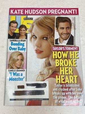 US Weekly Magazine January 24 2011 Taylor Swift Jake Gyllenhaal Camille ...