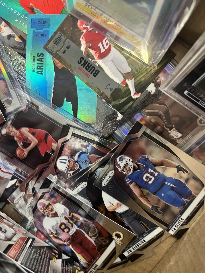 Huge Lot of Sports Cards - Slabs Mags RCs 1/1s NFL Soccer Basketball ...