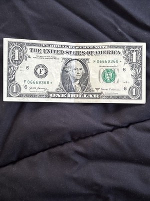 2017A 1 Dollar Bill Star Note with Unique Serial Numbers | eBay