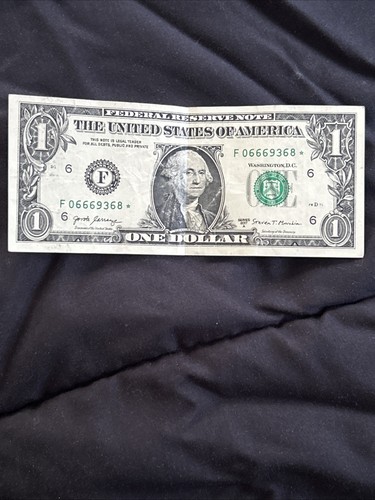 2017A 1 Dollar Bill Star Note with Unique Serial Numbers | eBay