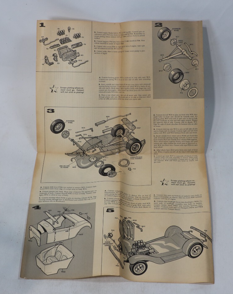 1966 Vintage MONOGRAM Model LITTLE DEUCE 1/24 Darryl Starbird Version # ...