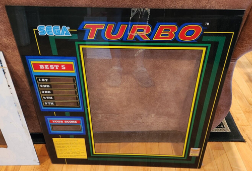 Original Sega Turbo Arcade Monitor Bezel - Video Game Plexi - RADICAL ...