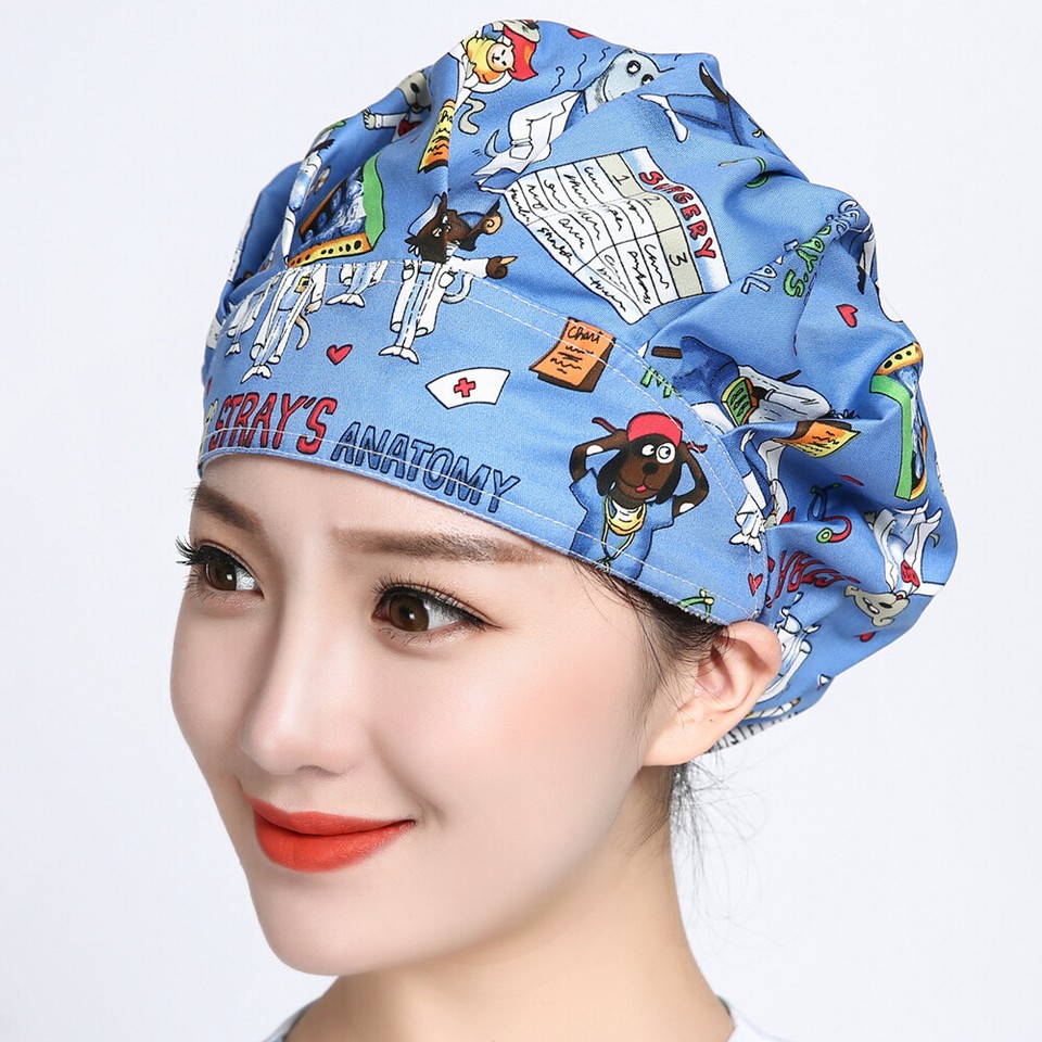 Unisex Nurse Doctor Surgical Cap Odontology Hat Scrub Medical Clinic ...