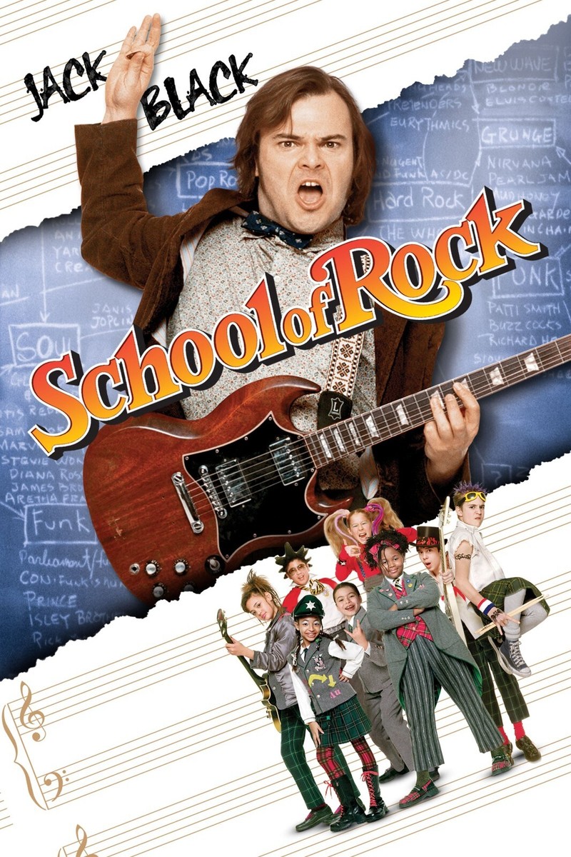 Jack Black School Of Rock Poster
