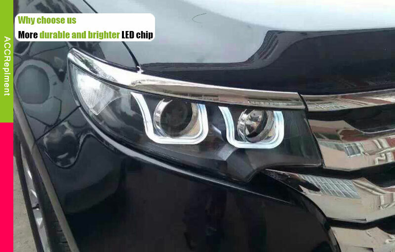 For Ford Edge Headlight Assemblies 2011-2014 HID Xenon Beam Projector ...