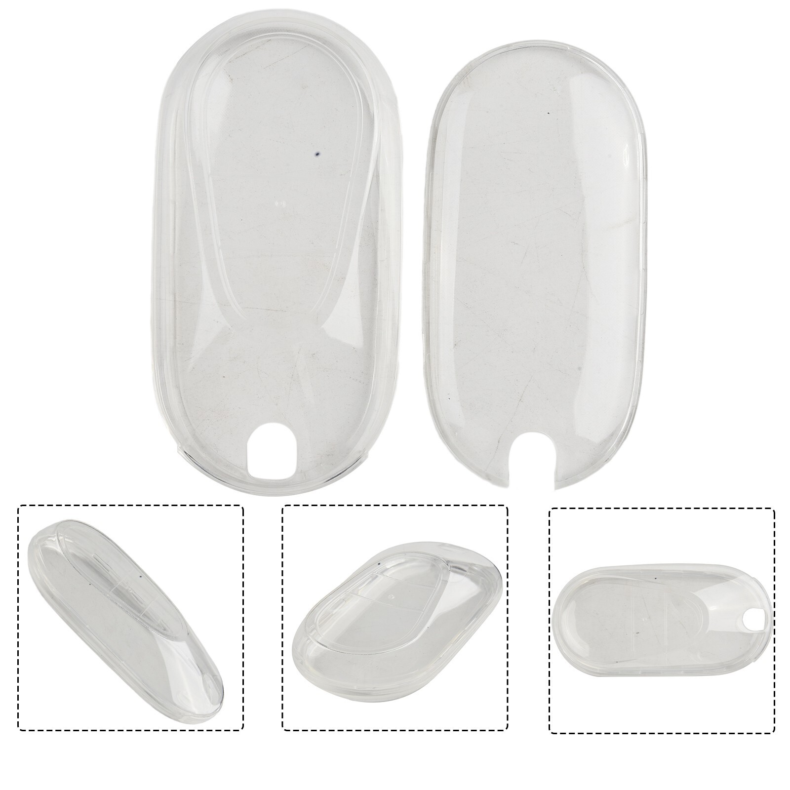 Premium TPU Transparent Key Case Cover for Mercedes S GLC EQE EQS Class ...