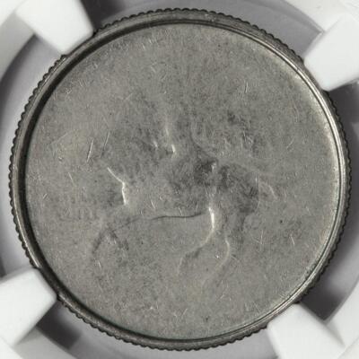 1999 NGC Major Struck Thru Obverse And Reverse Delaware State Quarter ...