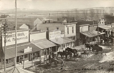 Scene on Main St. Gordon NE Nebraska 1910 RPPC Photo Postcard COPY | eBay