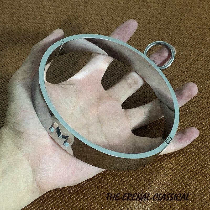 New Stainless Steel Restraints Metal Neck Collar Hand Ankle Cuffs Game Leg Irons | eBay