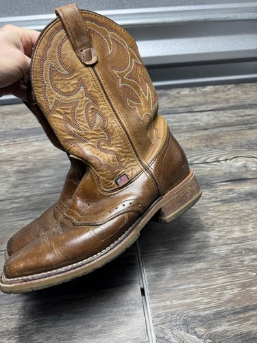 Double H Saddle Western Work Broad Square Toe Cowboy Boots DH3560 Men's ...