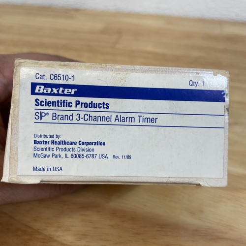 Baxter 3-Channel Alarm Timer - Cat. C6510-1 | eBay