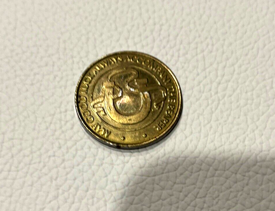 Eagle with Stars and Stripes Horseshoe Good Luck Coin Token Brass | eBay