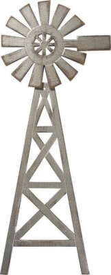 NEW!~Primitive Wood Windmill Wall Decor~Farmhouse~Country/Distressed ...