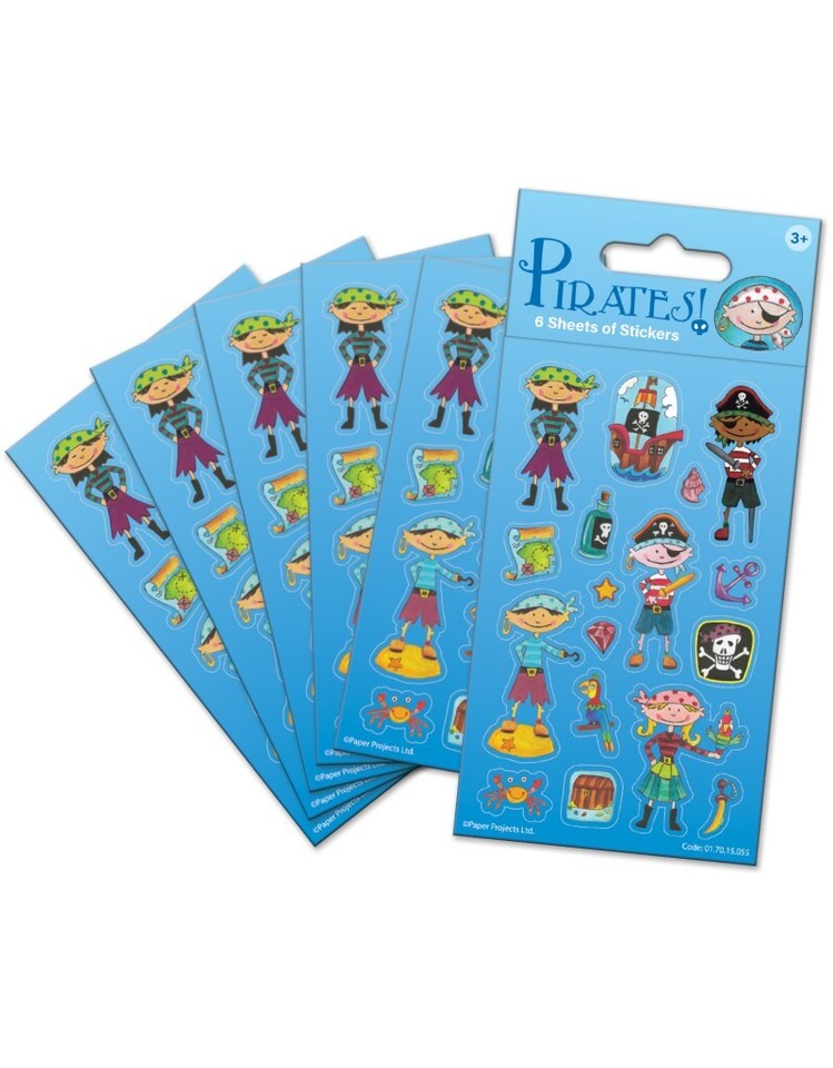 Childrens Character Fun Stickers 6 Sheets Party Pack Loot Bag Fillers ...