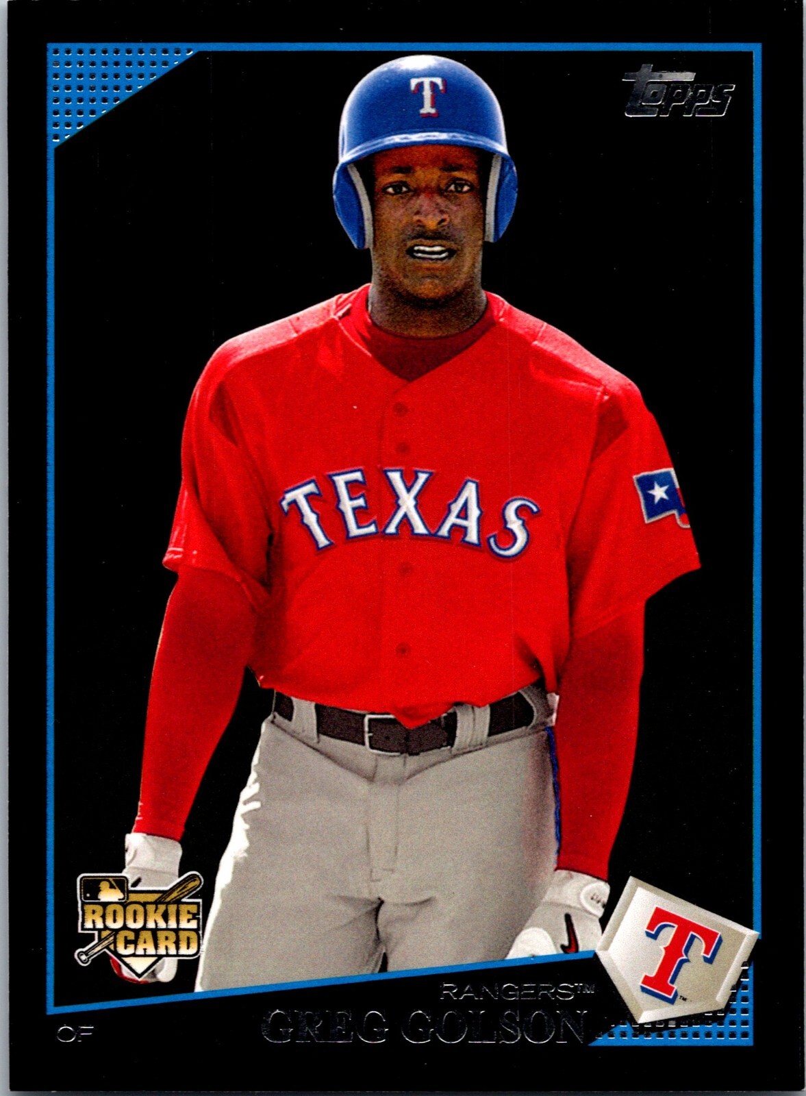 2009 Topps Black Rookie Greg Golson Texas Rangers #121 | eBay