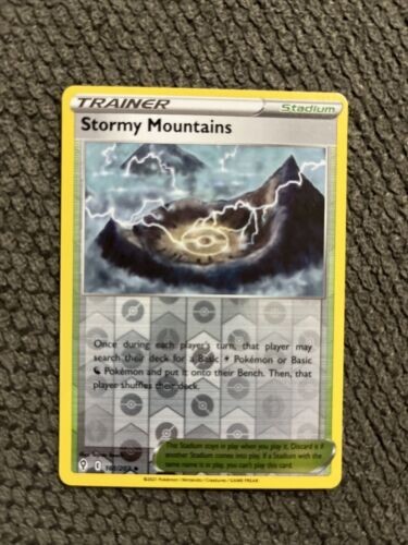 Stormy Mountains 161/203 Reverse Holo Mint Pokemon - Evolving Skies | eBay