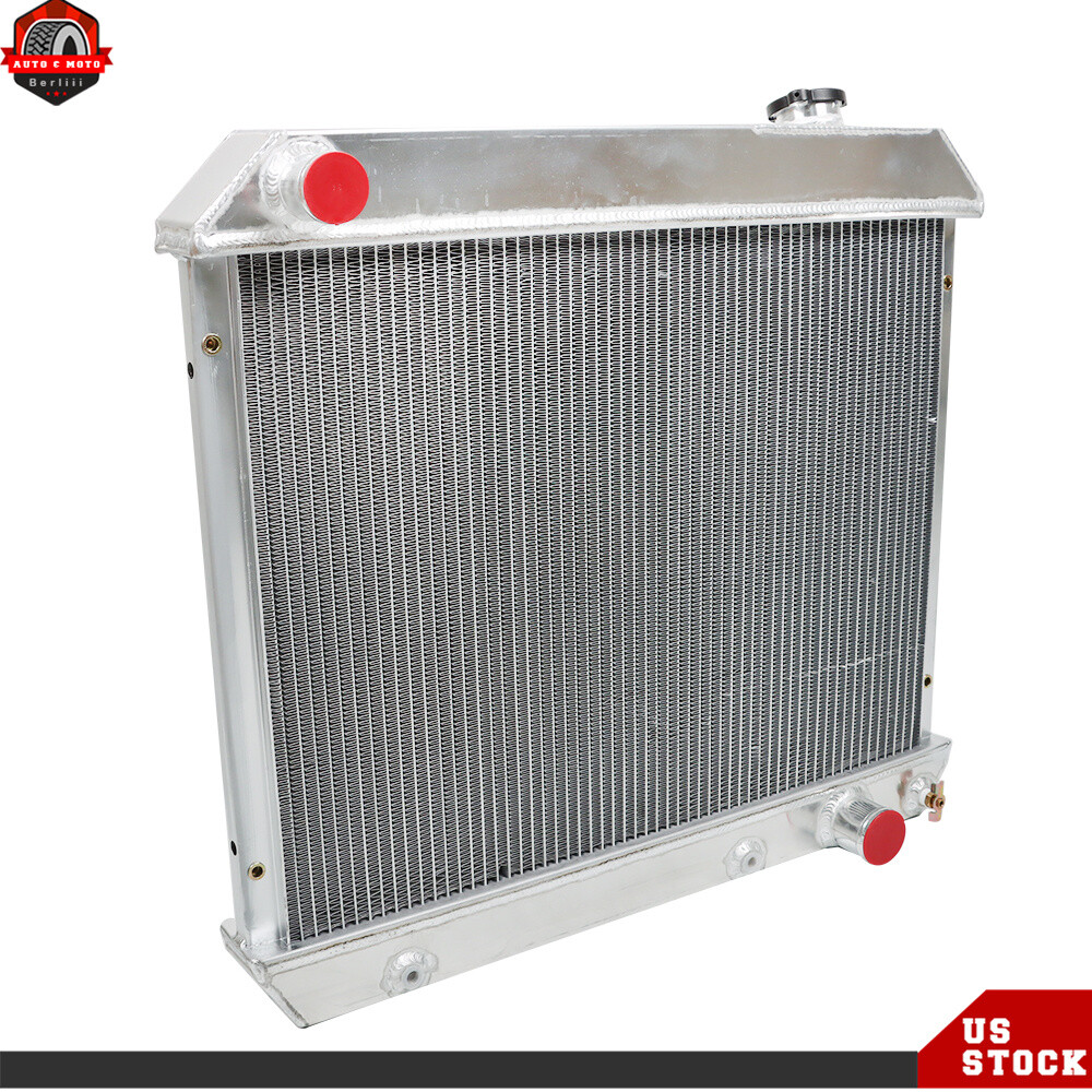 3 Rows Aluminum Radiator for 1963 1964 1965 1966 Chevy C10 C20 C30 K10 ...