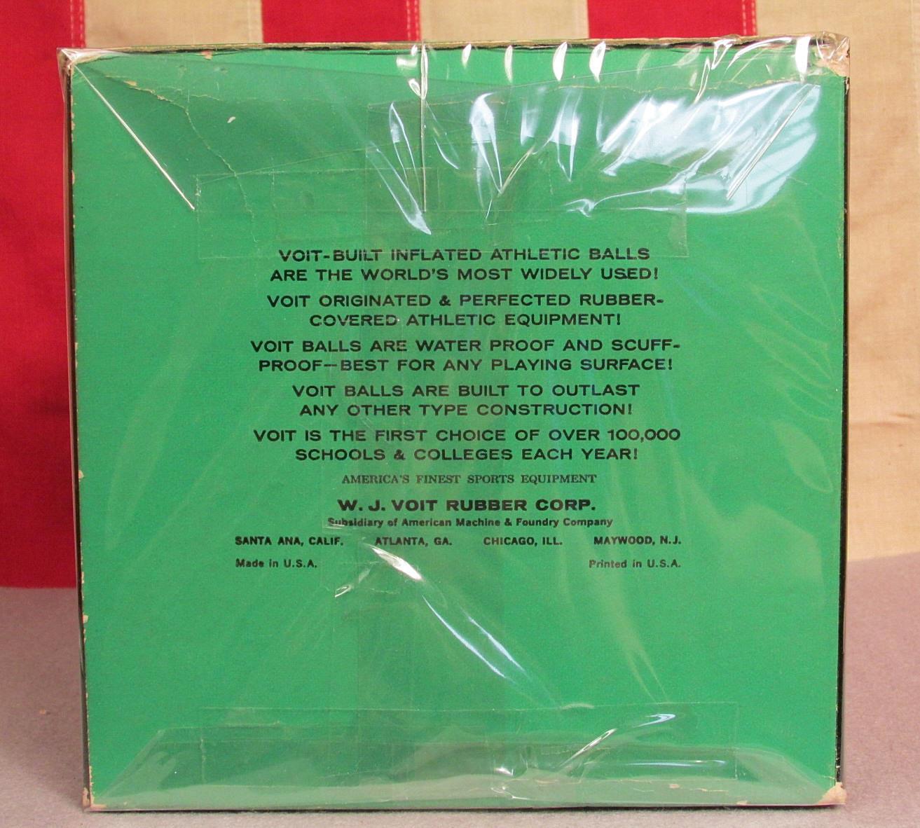 Vintage Voit Official Size Football w/ Original Box AMF Great Shape ...