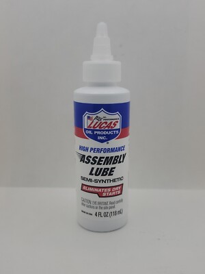 Lucas Oil 10152 High Performance Assembly Lubricant Semi-Synthetic Lube ...