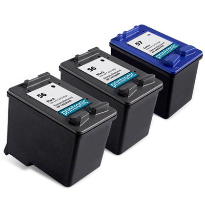 Recycled HP 56 57 ink (C6656AN C6657AN) for HP Deskjet 5550 5150 450 ...