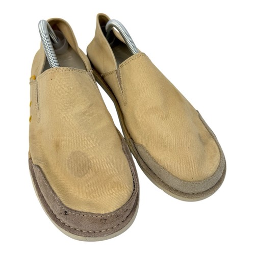 Crocs 14989 Mens Cabo Canvas Loafers Slip On Tan Size 11 | eBay