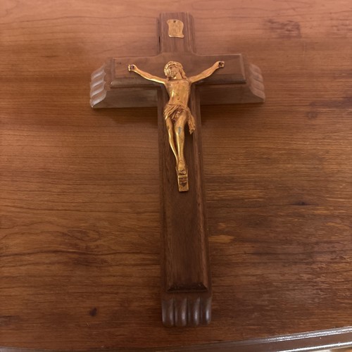 ☦️ VINTAGE CATHOLIC LAST RITES/SICK CALL WALL CRUCIFIX UNIQUE BEAUTIFUL ...