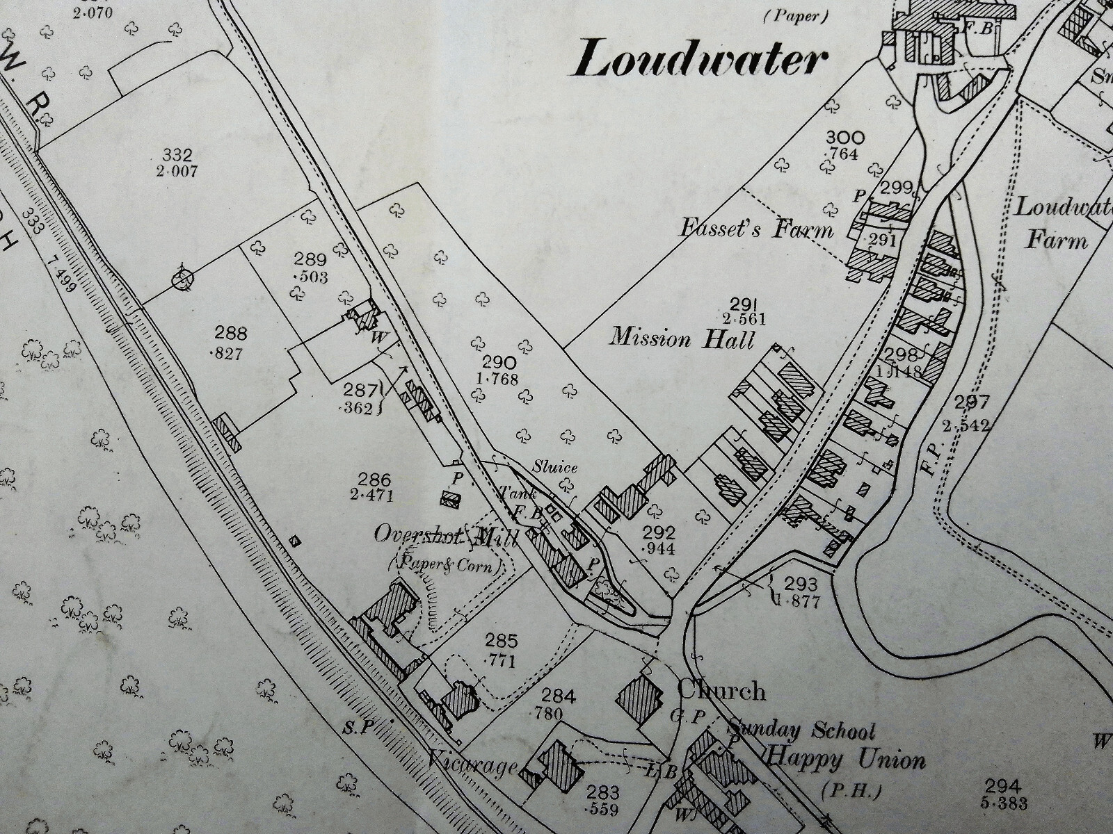 Buckinghamshire Loudwater local history Genealogy Ordnance Survey map ...