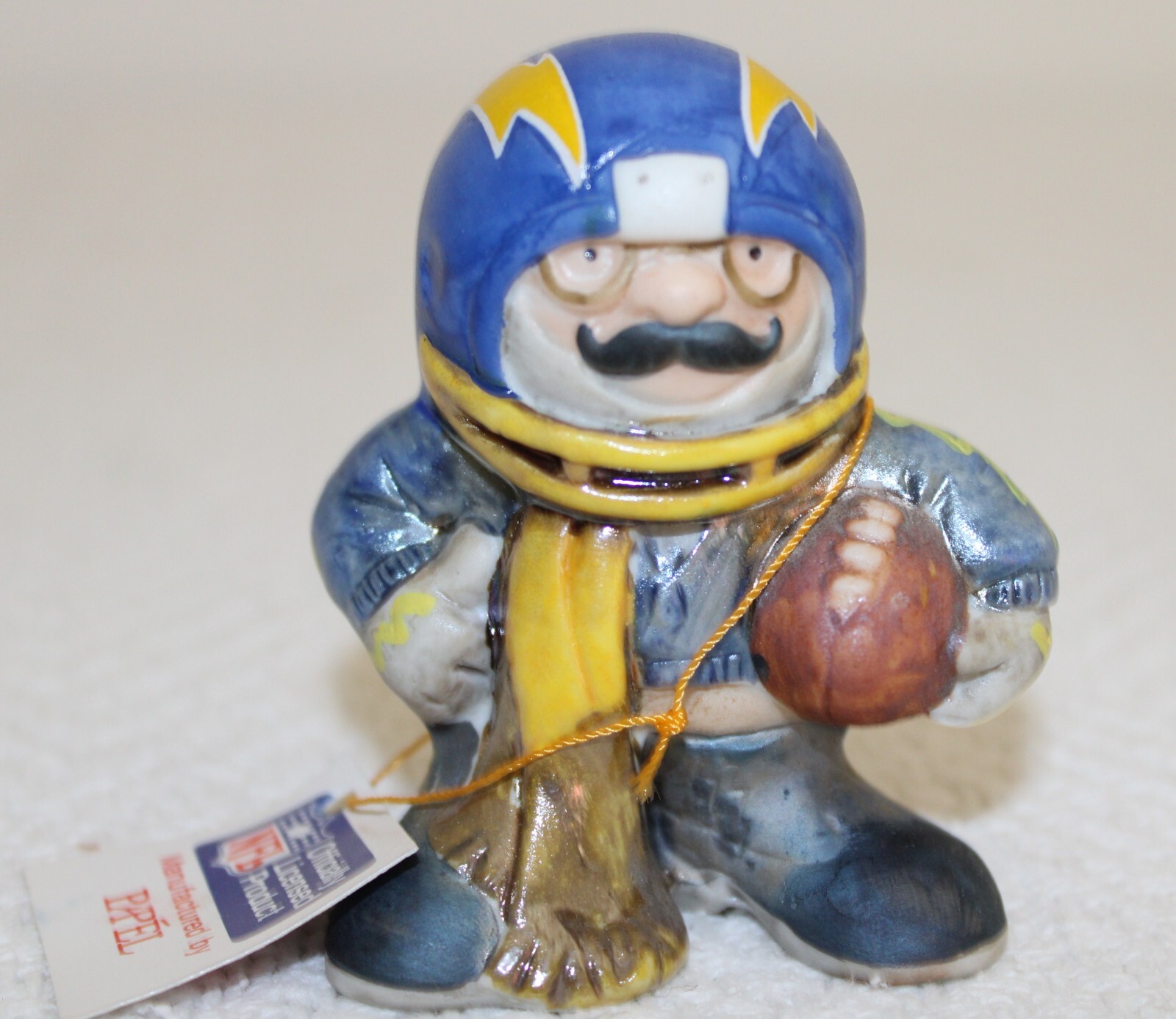 Vintage 1983 NFL Huddles San Diego Chargers Porcelain Mascot Figure ...