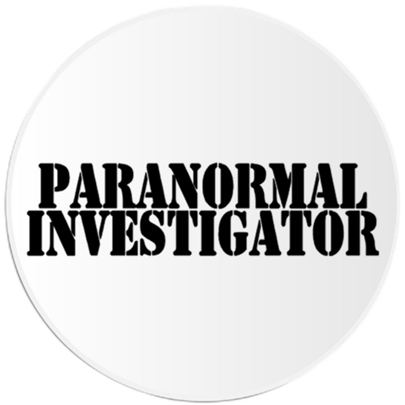 Paranormal Investigator - 10 Pack Circle Stickers 3 Inch - Ghost Hunter ...