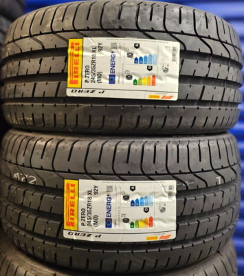 2X NEW PIRELLI P ZERO 245/35 ZR18 XL 92Y MO PZERO UHP 245 35 18 2453518 ...