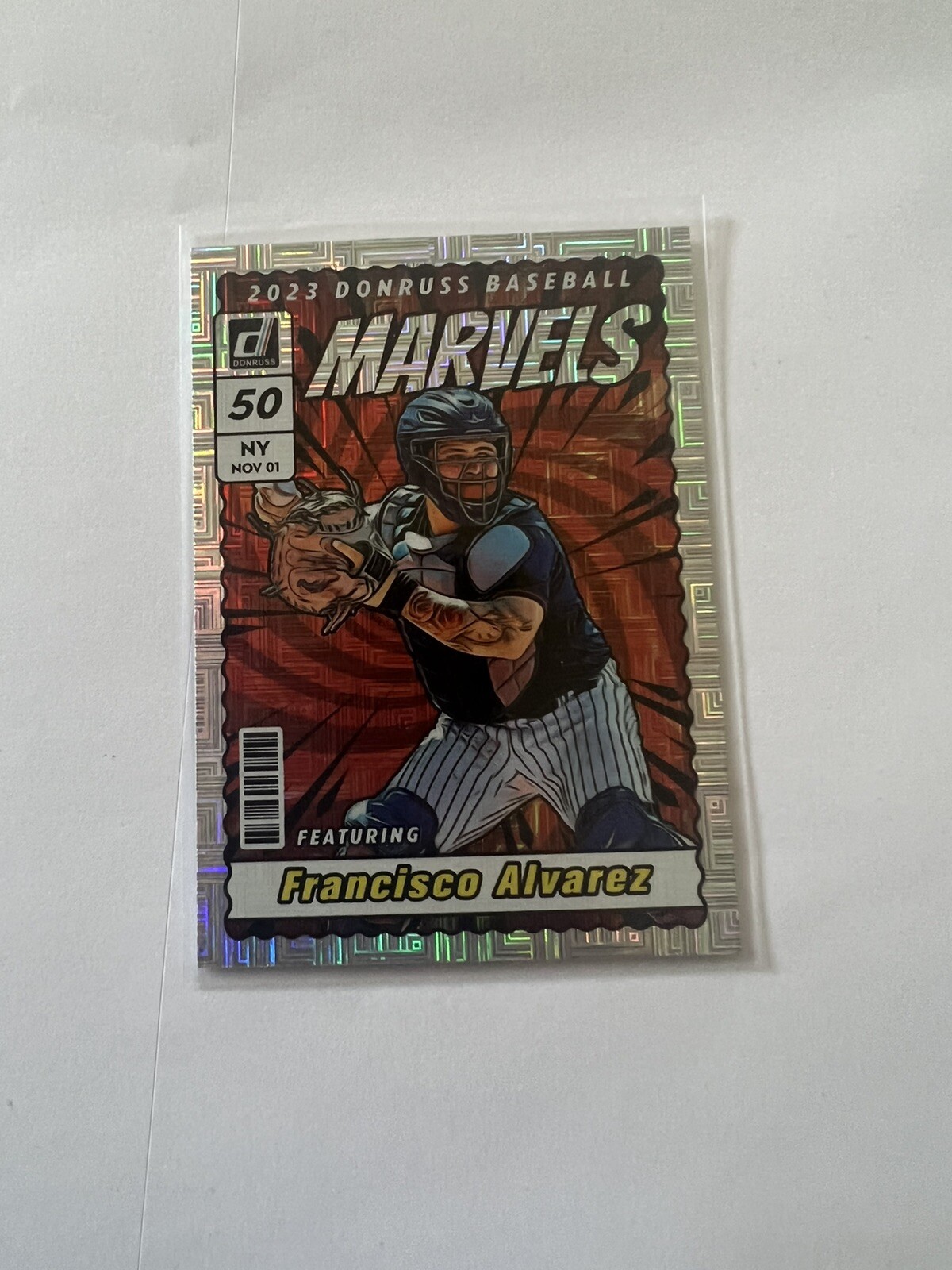 2023 Donruss Francisco Alvarez Marvels Rapture Insert Card #M1 NEW YORK ...