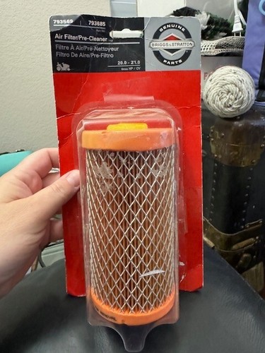 Briggs & Stratton Air Filter 793569 & Pre-cleaner 793685 OEM Original ...