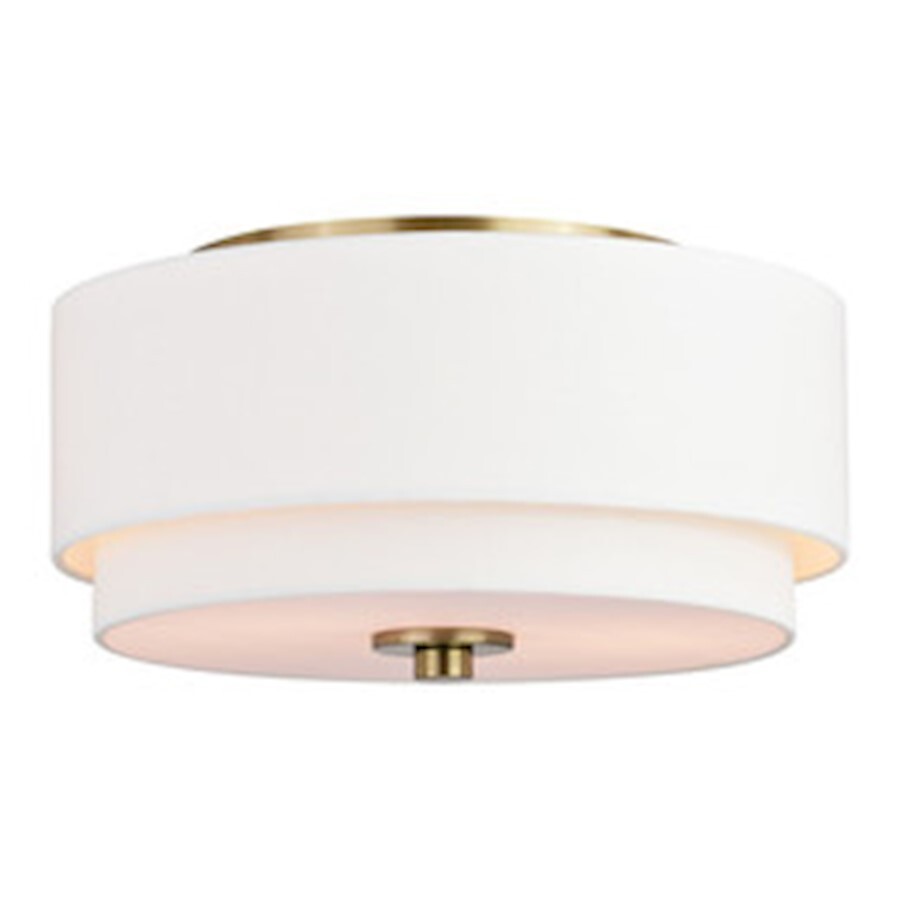 Vaxcel C0278 Burnaby - 2 Light Flush Mount In Mid-Century Modern Style ...